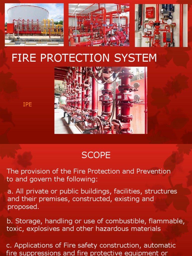 Topic 7 Fire Protection System | PDF | Fire Sprinkler System | Valve