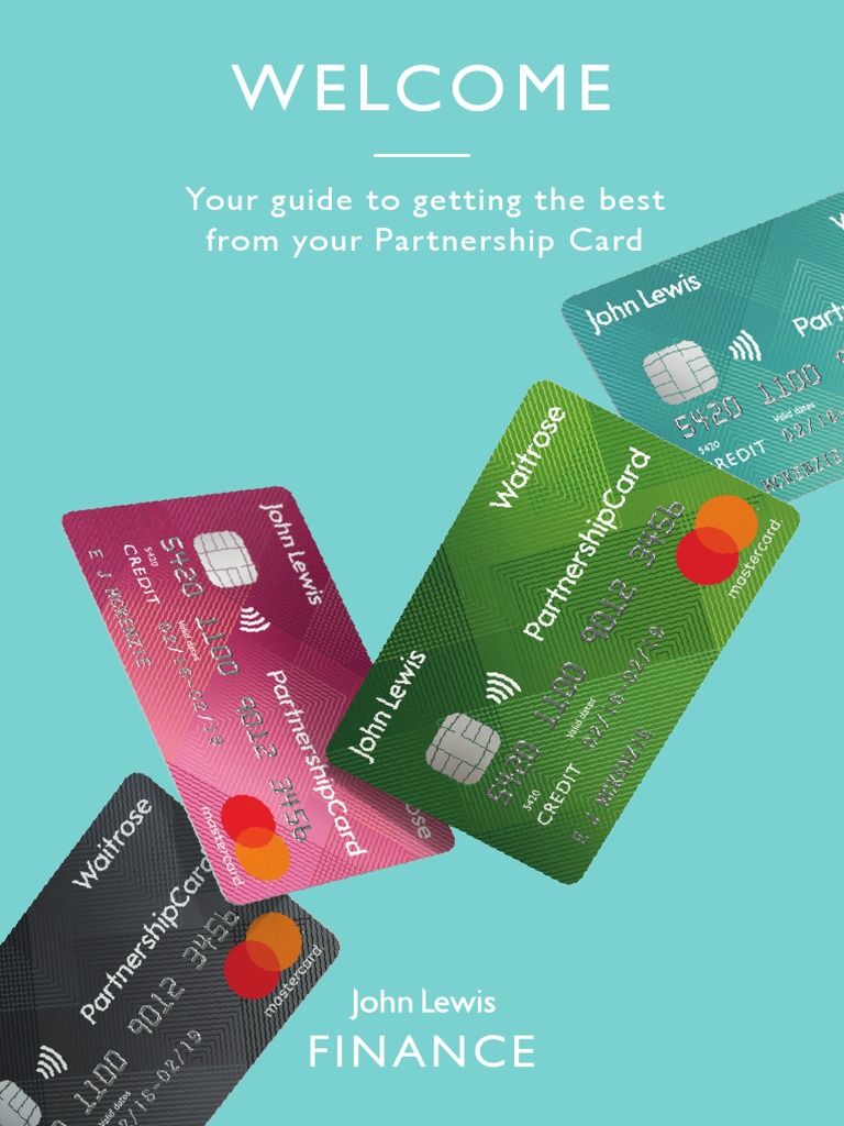 John Lewis Partnership Card Welcome Booklet | PDF | Credit Card | Debit ...