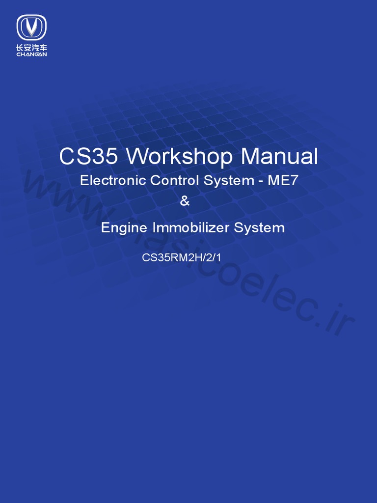 CS35 IMMO ServiceManual | PDF | Throttle | Ignition System