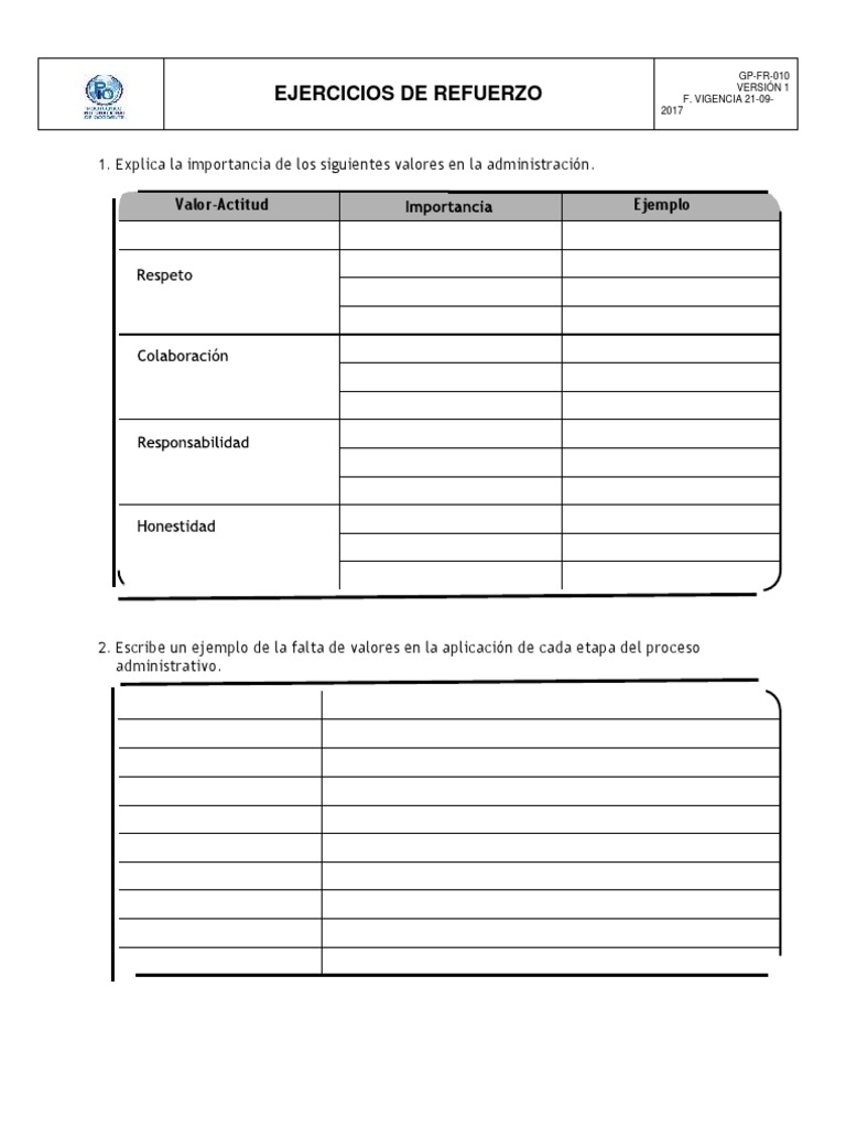 Ejercicios de Refuerzo Admon | PDF | Calidad (comercial) | Economias
