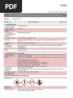 FISPQ IT16 Nova Era Thinner Itaqua | PDF | Dióxido de nitrogênio | Dióxido de carbono