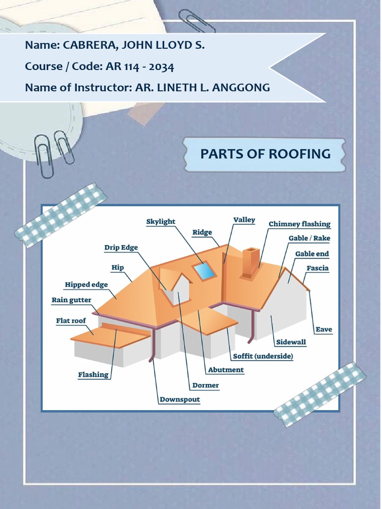 AR 114 2034 ROOFING Final | PDF | Stairs | Roof