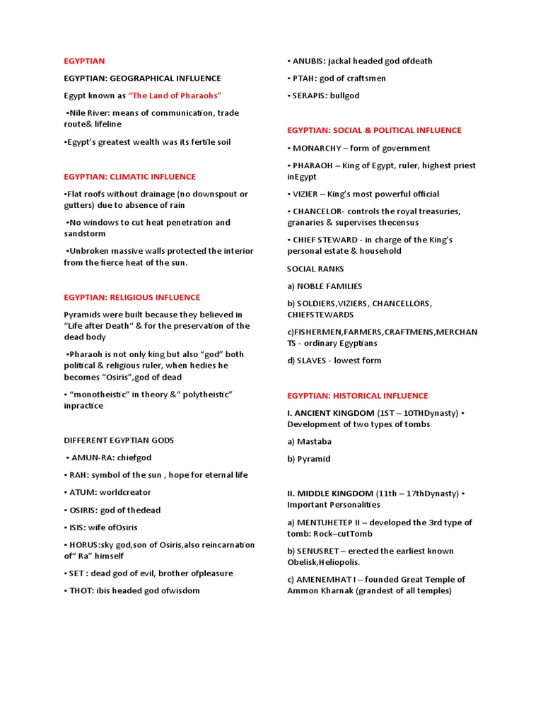 HOA 1 Module 2 Reviewer | PDF | Ancient Egypt | Sphinx