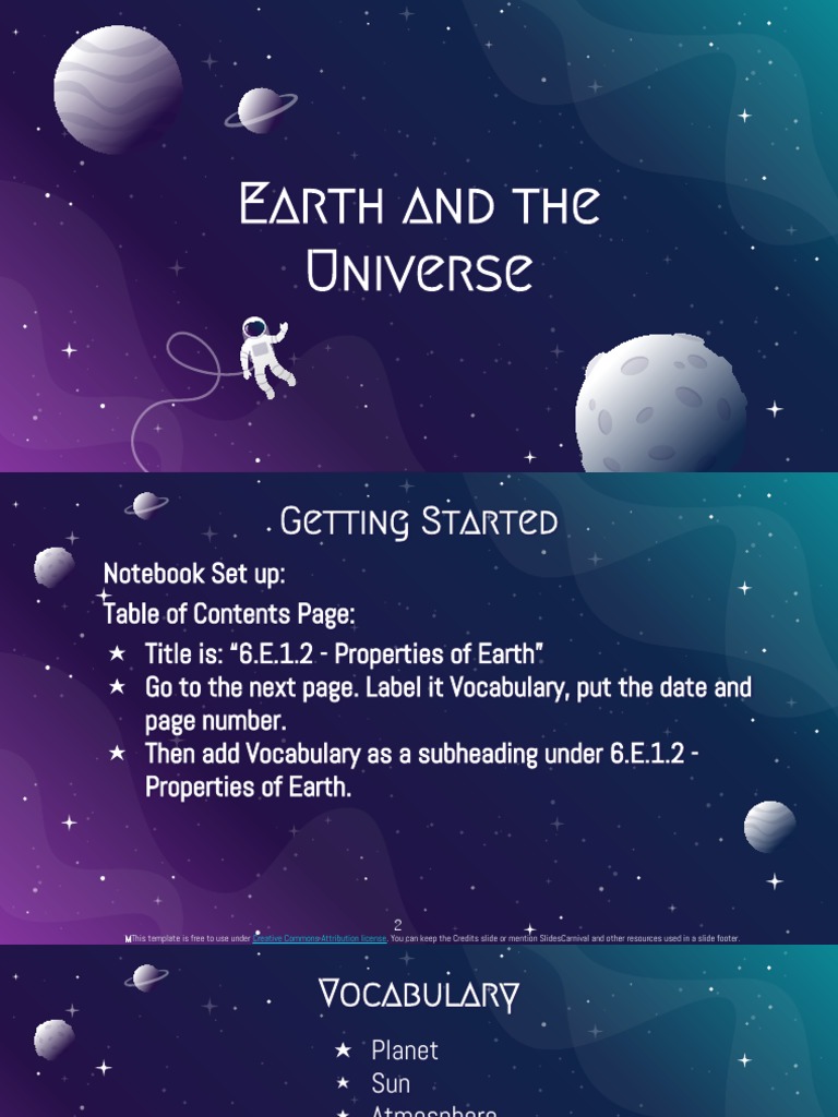 6.E.1.2 - Student Presentation | PDF | Natural Satellite | Planets