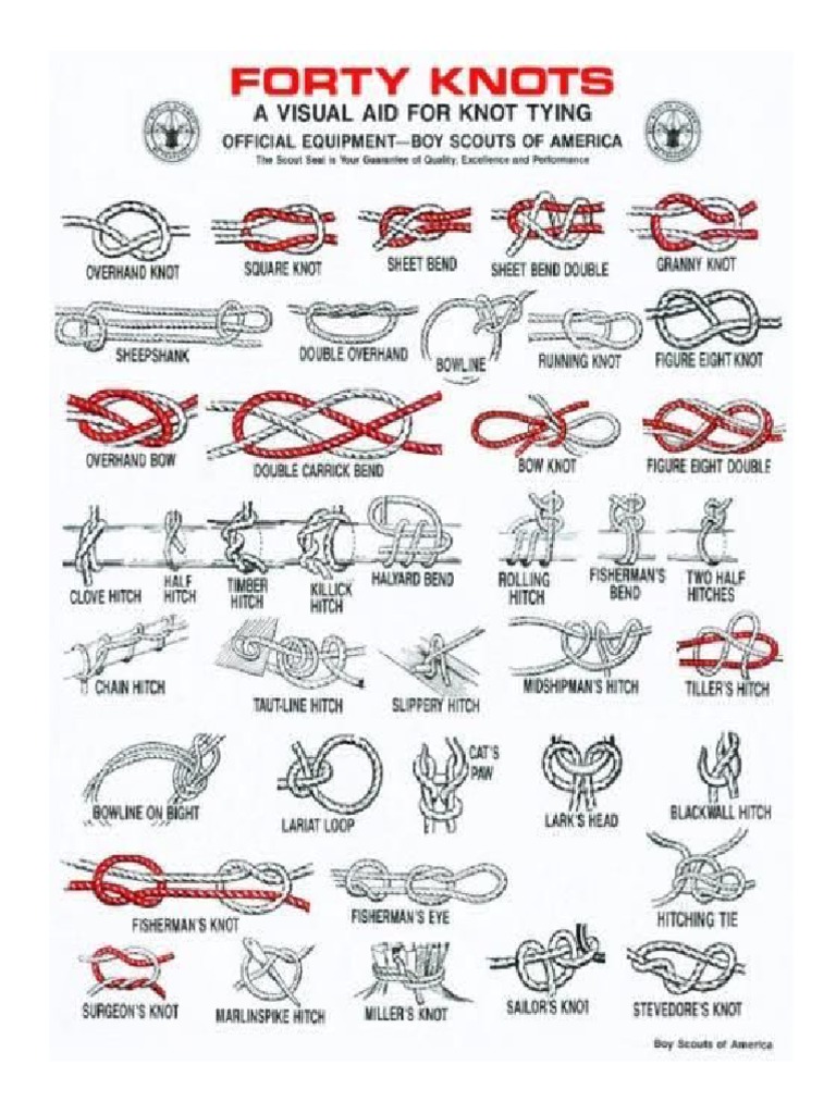 Knots and Lashing | PDF