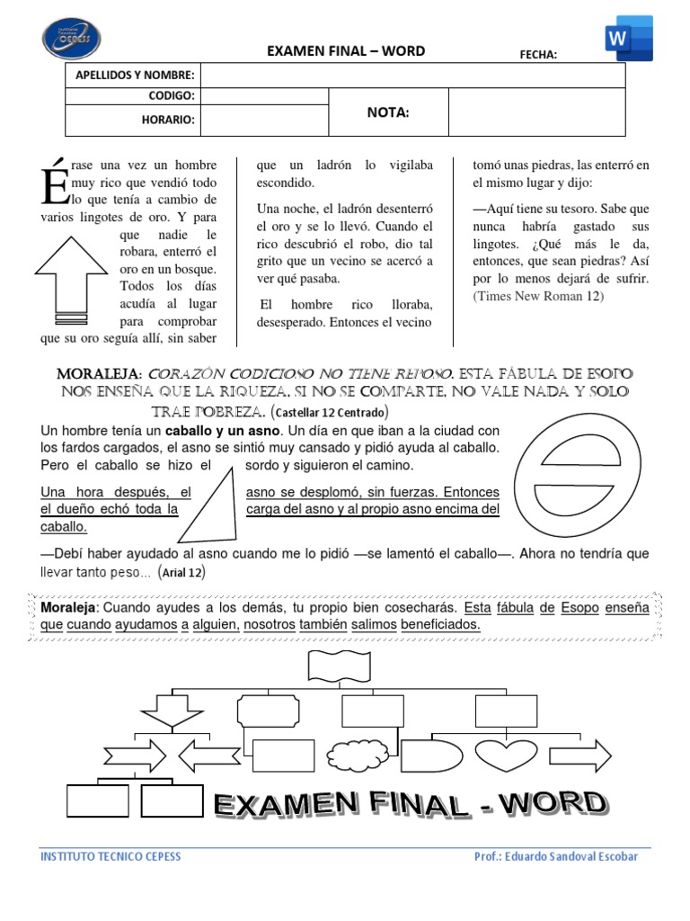 Examen Final Word MGM | PDF