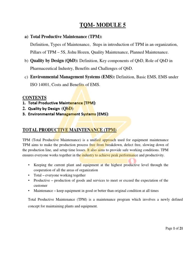 TQM Mod5@AzDOCUMENTS - in | PDF | Iso 9000 | Quality Management