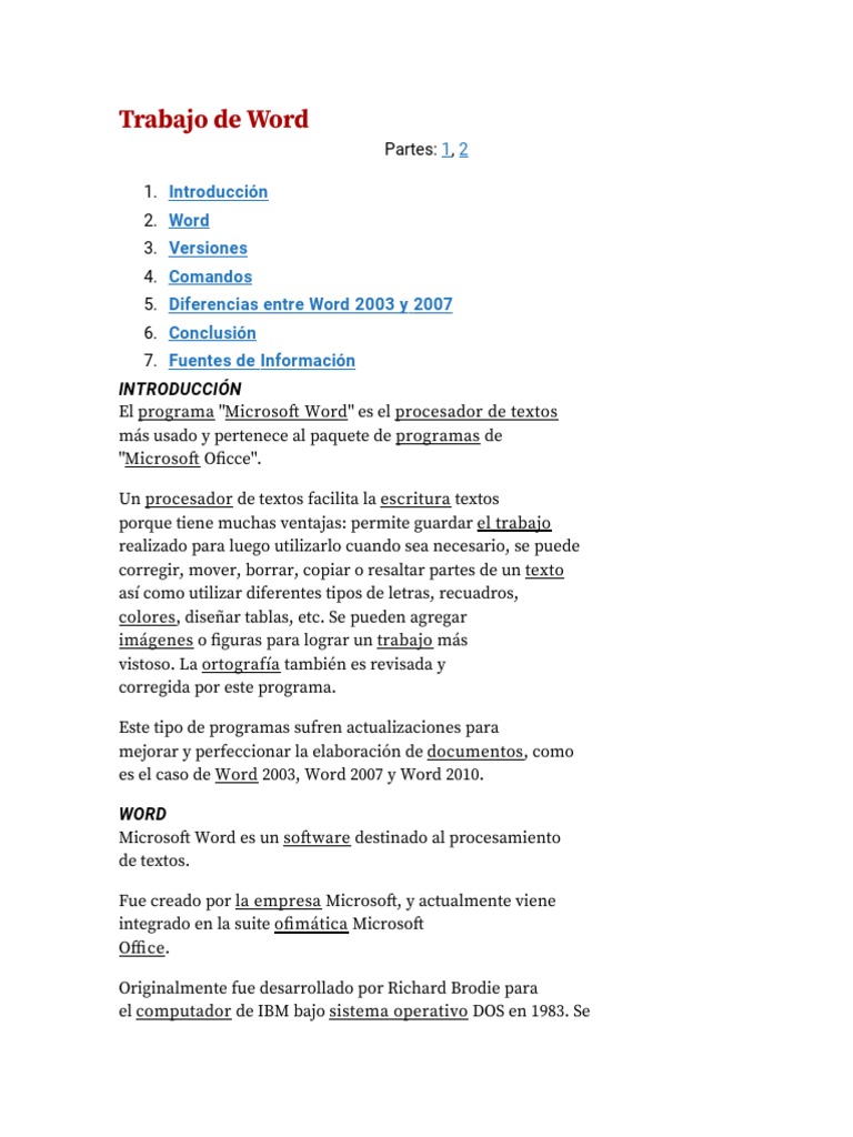 Historia | PDF | Microsoft Word | Microsoft Windows