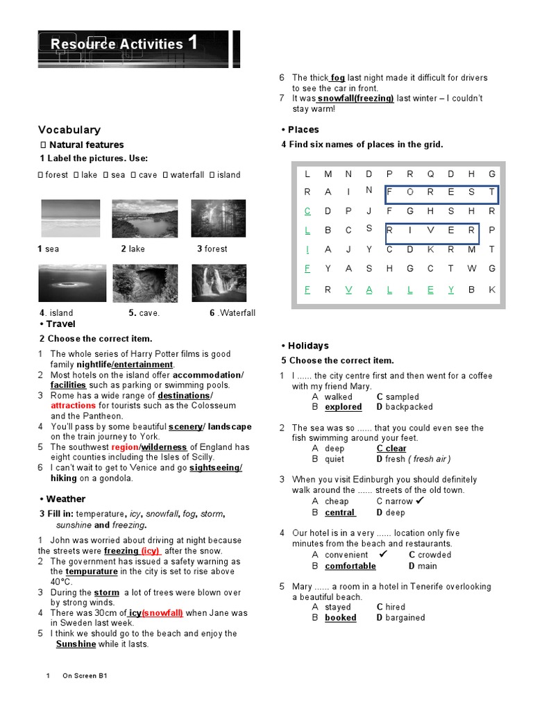 01 OnScreen B1 Module 1-7C6 | PDF