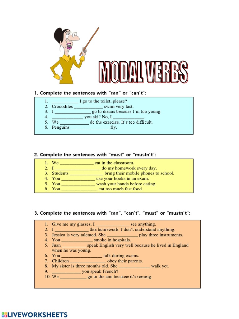 Modal Verbs | PDF | Language Arts & Discipline