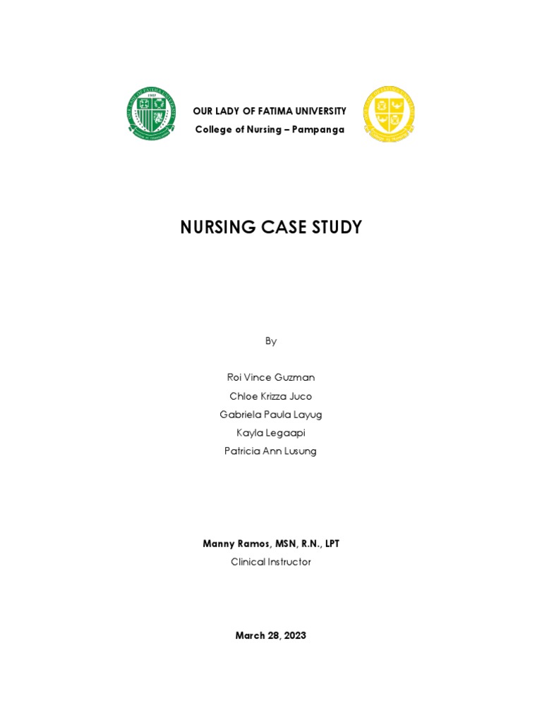 Case Study g3p3 Am Shift Guzman Lusung | PDF | Menstrual Cycle ...