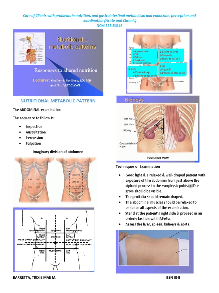 2 Nutritional Metabolic Pattern | PDF | Indigestion | Gastroesophageal ...
