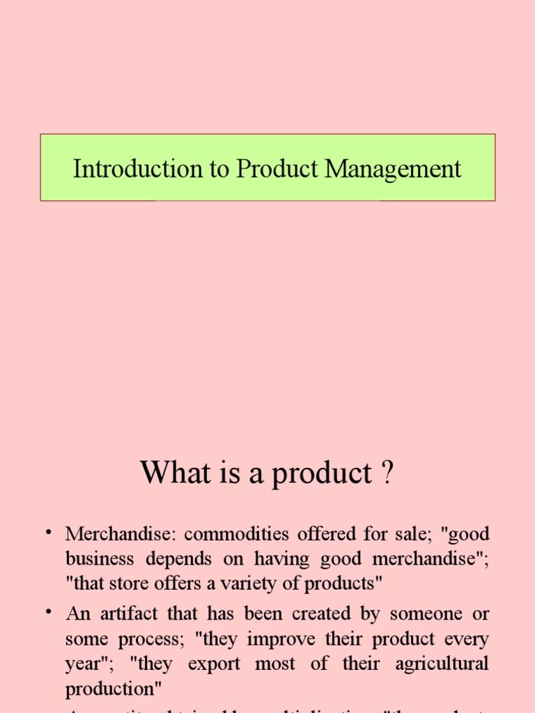 Product Management | PDF | Career & Growth | Business