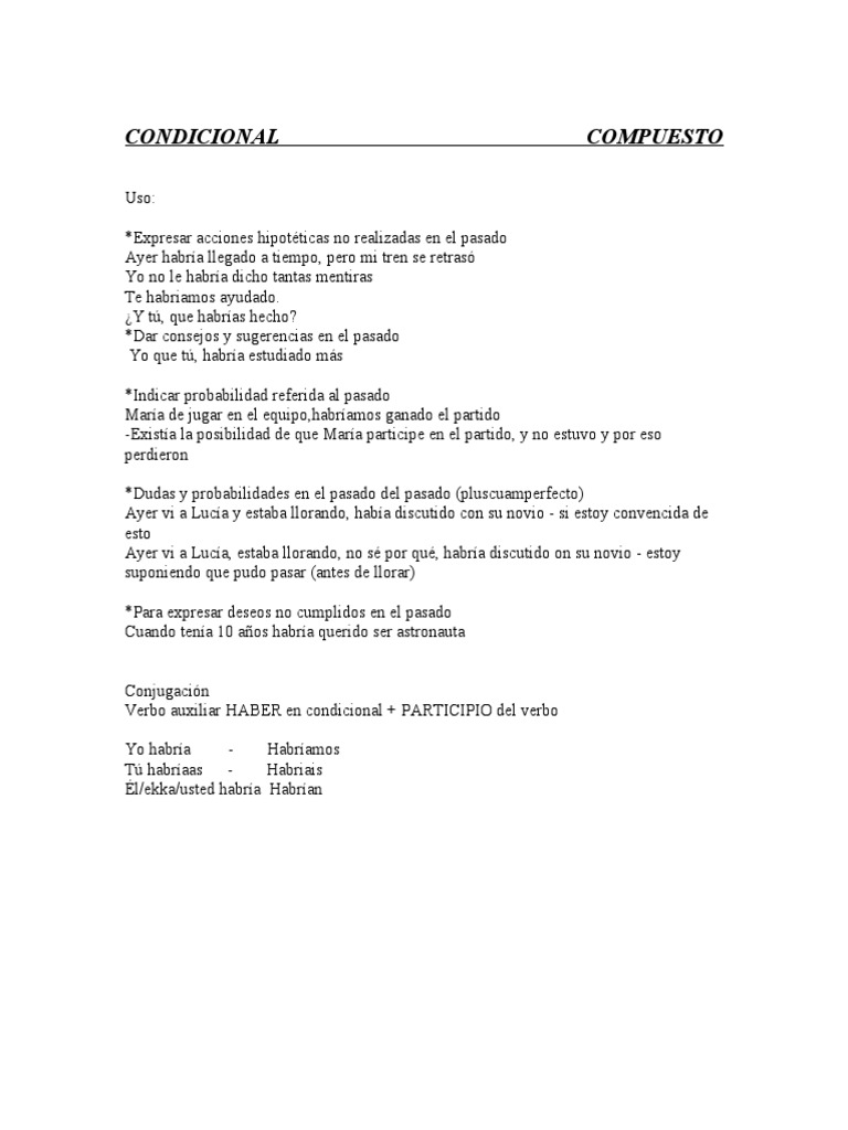 Condicional Compuesto | PDF