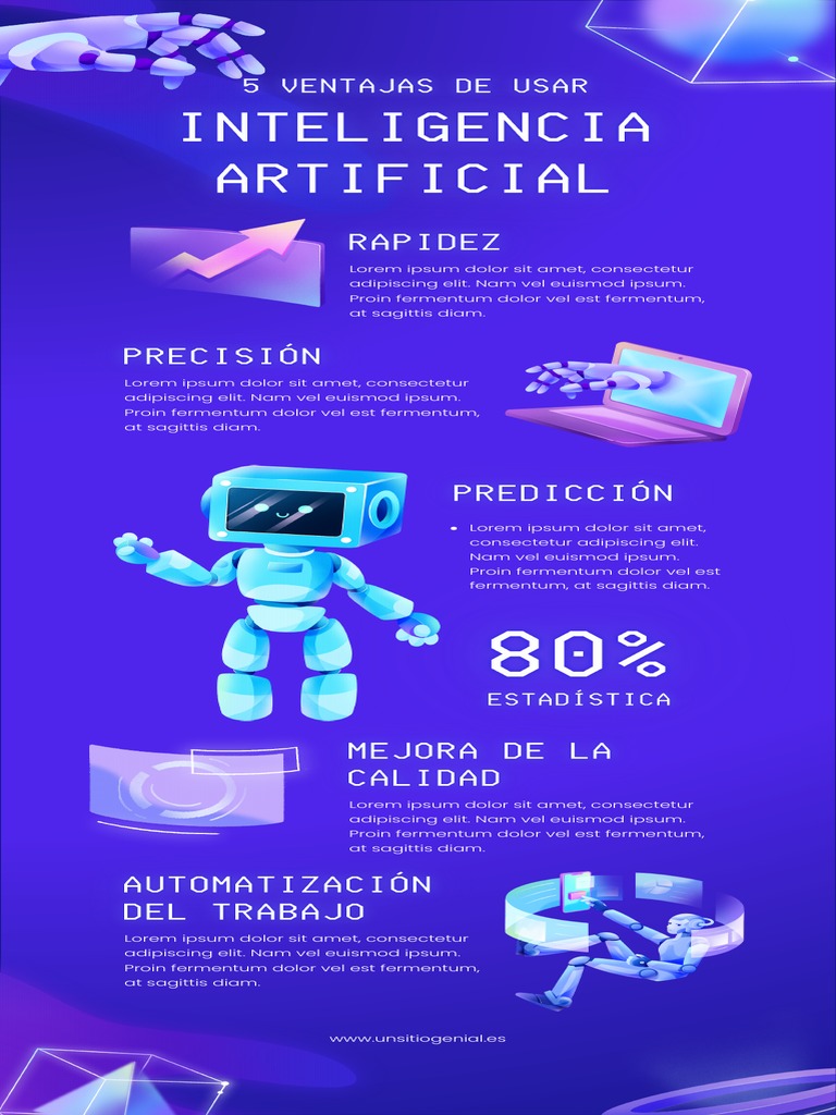5 Ventajas de Usar Inteligencia Artificial - Infografía | PDF ...