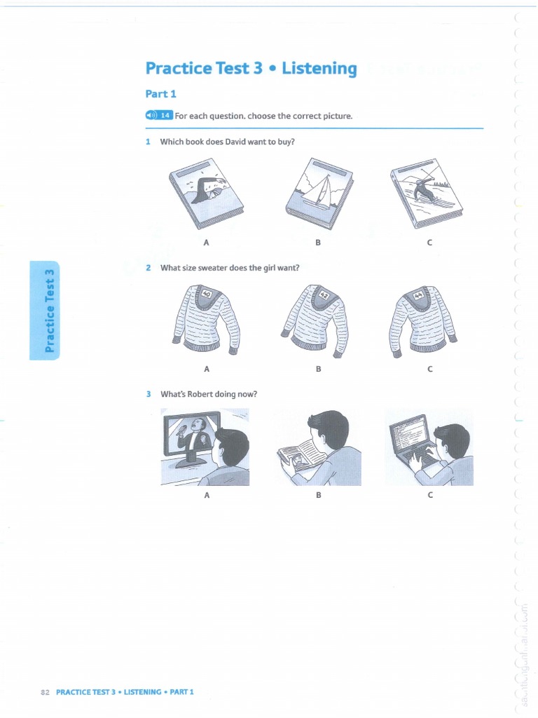 2020 OX Preparation A2 Ket Listening Test 3 | PDF