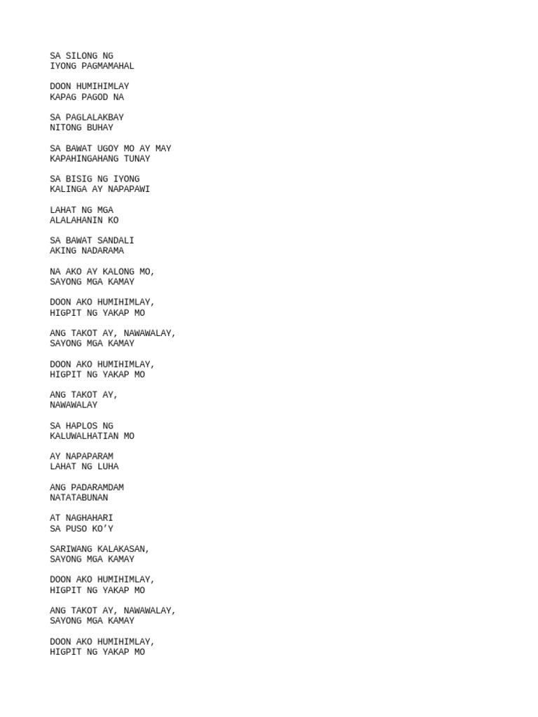 Sayong Mga Kamay | PDF