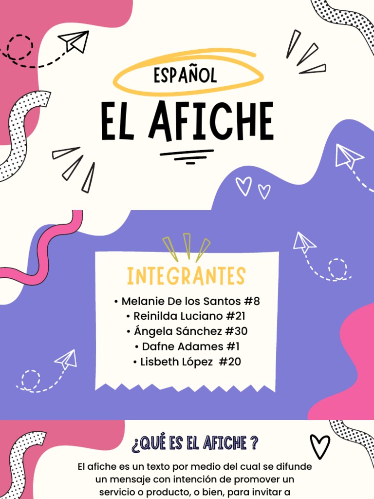 Español: El Afiche | PDF | Póster | Publicidad