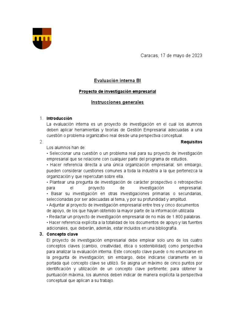 Instrucciones Ensayo GEMP | PDF | Bibliografía | Evaluación