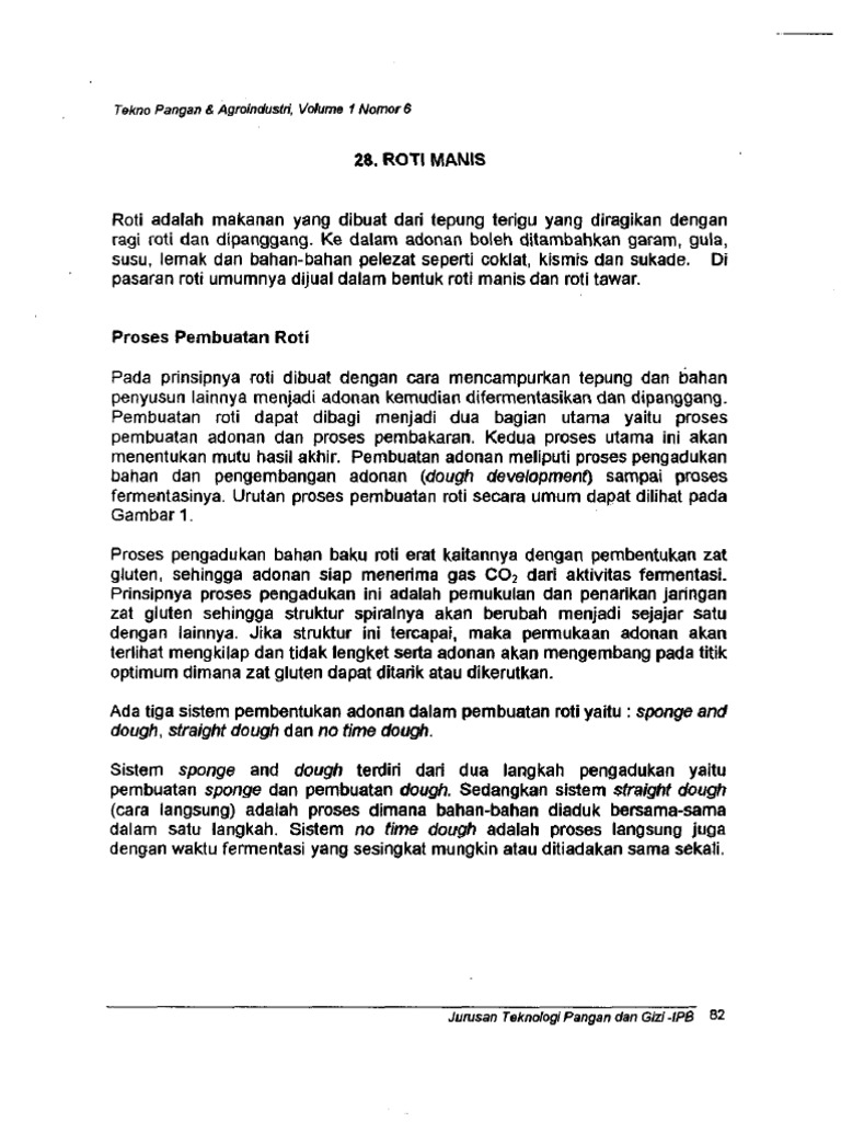 Adoc - Pub - Proses Pembuatan Roti | PDF