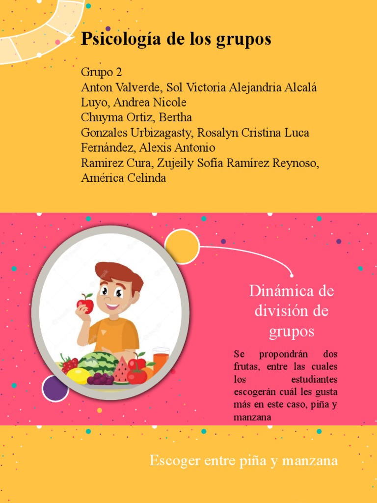 Dinámica de división de grupos | PDF