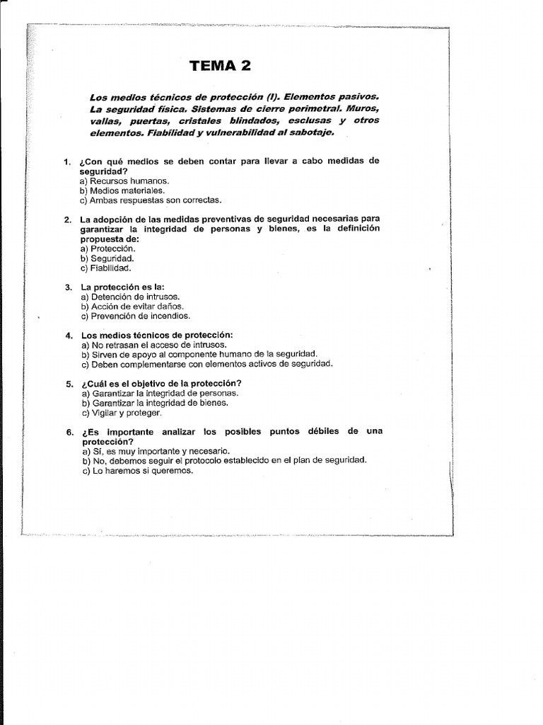 Examen Abalar Tema 2 Prot Pasiva | PDF
