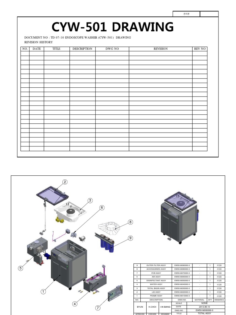 Partes y Piezas Lavadora Choyang CYW 501 (Nuevo) | PDF | Manufactured Goods