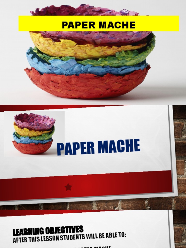 Paper Mache Pulp Method | PDF | Decorative Arts | Crafts