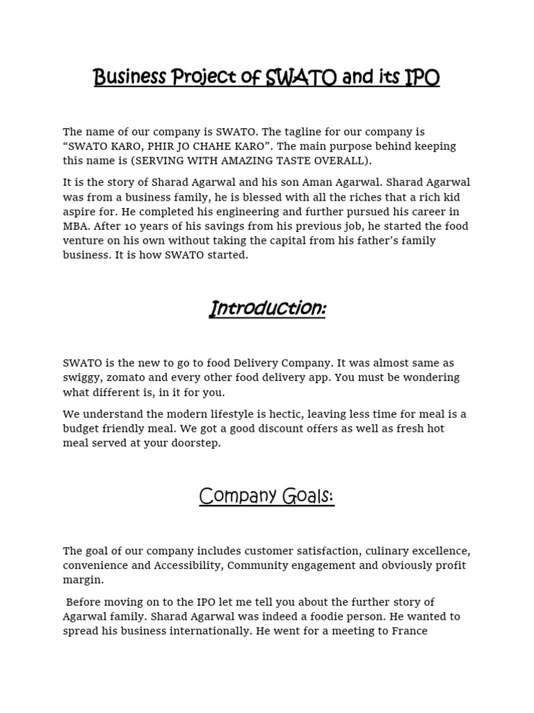 IPO Case Study | Download Free PDF | Initial Public Offering ...