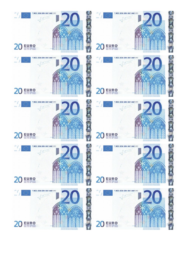 Planche Billets 20euros | PDF