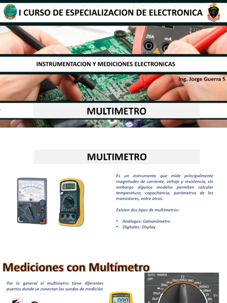 Instrumentacion y Mediciones Electronica | PDF | Electrónica | Metrología