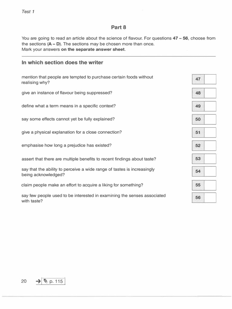 C1 Cambridge Advanced Part 8 1z2 | PDF