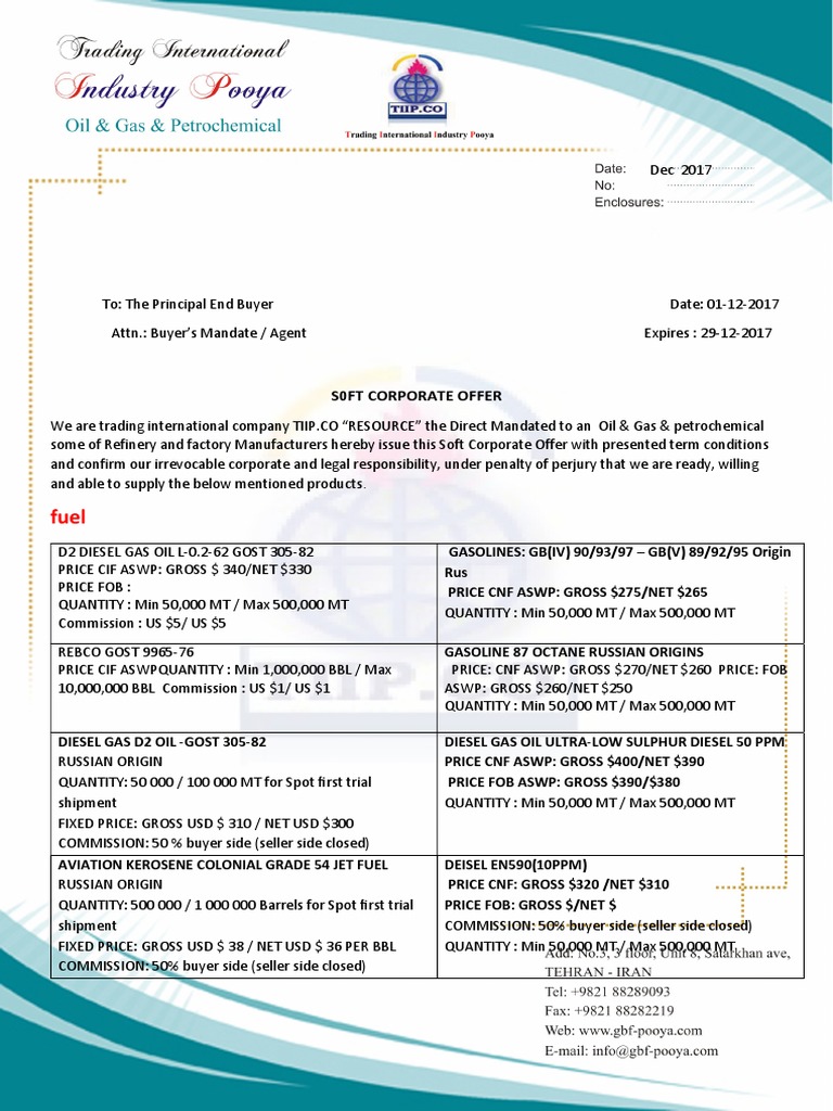 Sco Tiipco 2017 | PDF | Letter Of Credit | Bill Of Lading
