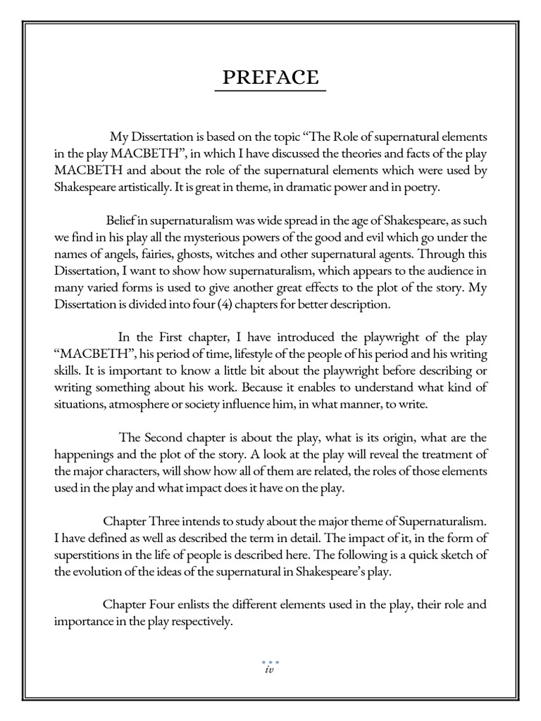 Preface To The Project | PDF