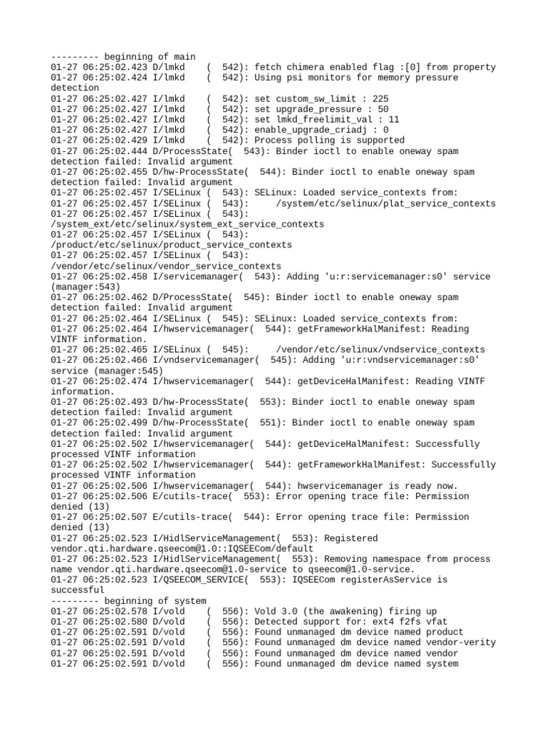 System Log Analysis and Debugging Insights | PDF | Software | Computing