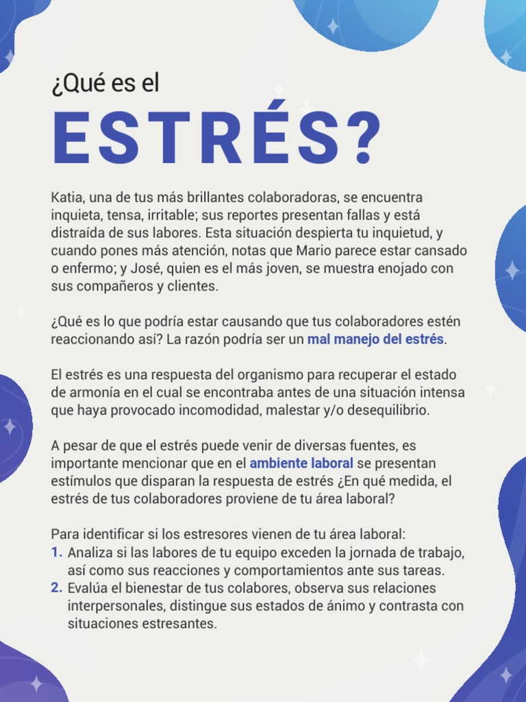 JmJJnkXoQgKidj2lbbQEvA 2. Que Es El Estres | PDF