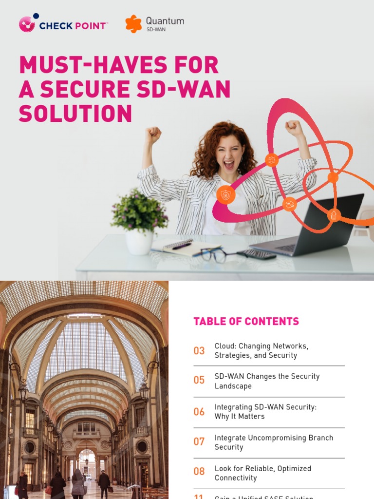 CheckPoint Ebook SD Wan Feb23 | Download Free PDF | Cloud Computing | Computer Security
