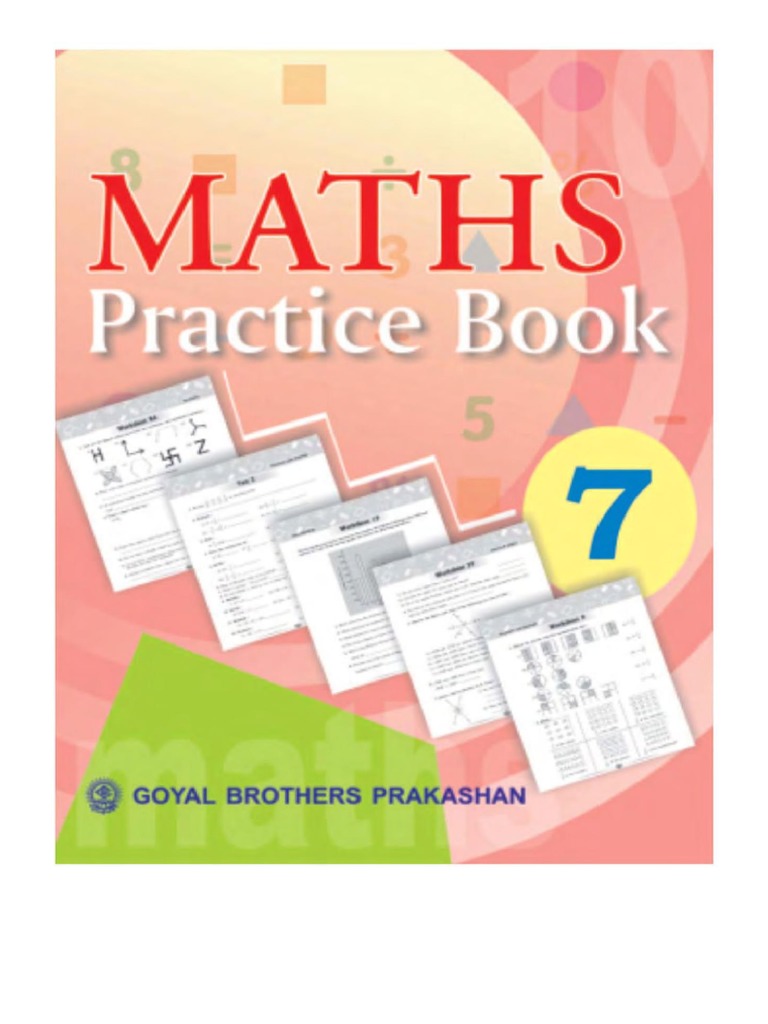 Maths Practice Book With Mental Mathematics Book 7 | PDF
