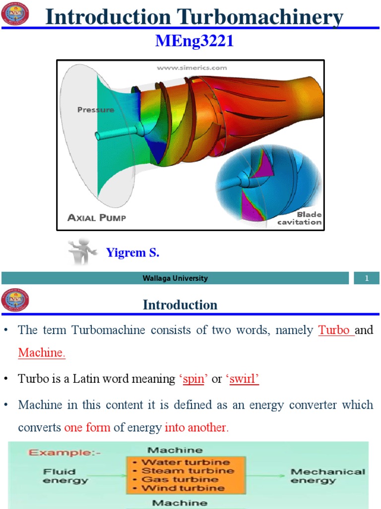 Chapter 1 - Introduction | PDF | Turbomachinery | Turbine