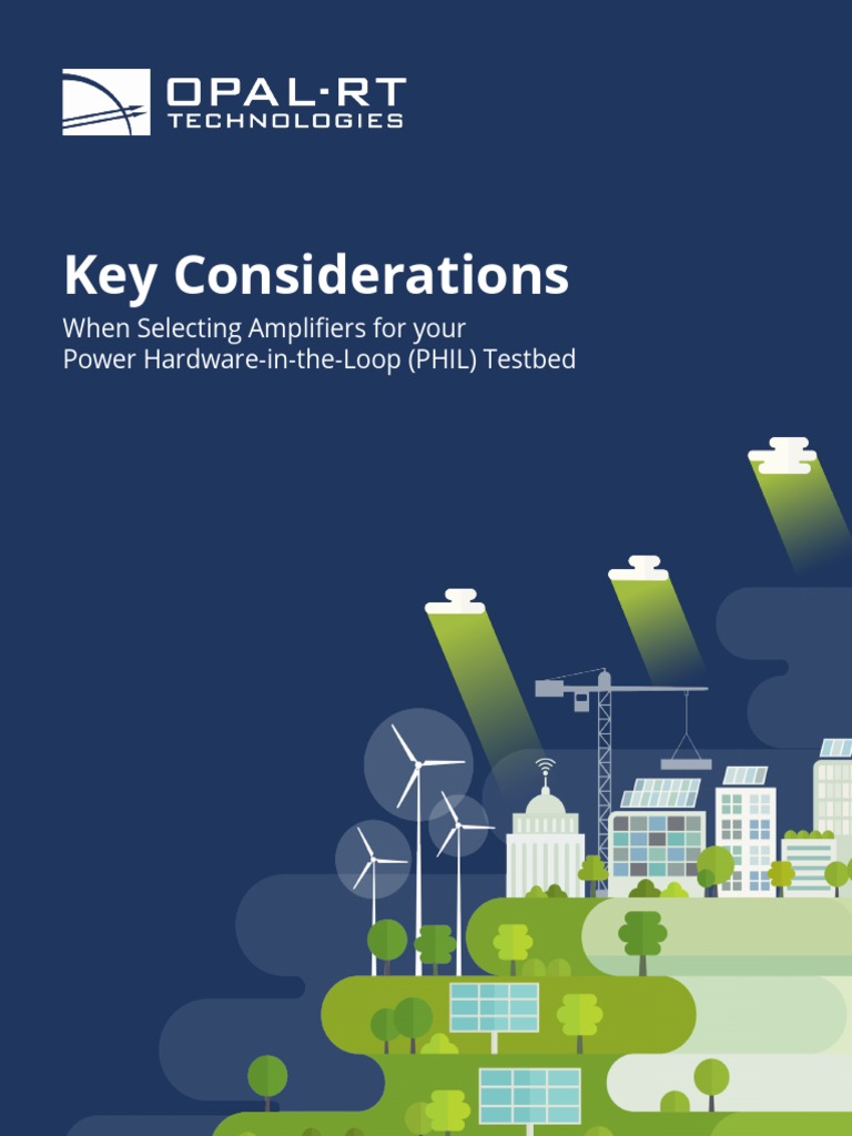 Amplifier Selction Guide - Opal RT | PDF | Amplifier | Electric Motor