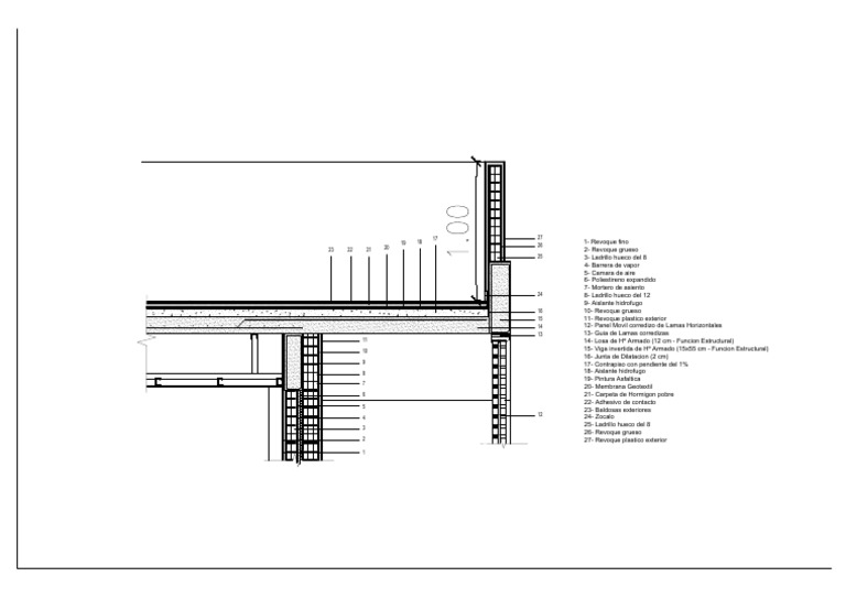 Detalle Constructivo Azotea | PDF