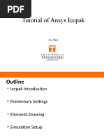 Icepak Thermal & Flow Conditions Guide | PDF | Heat Transfer | Heat