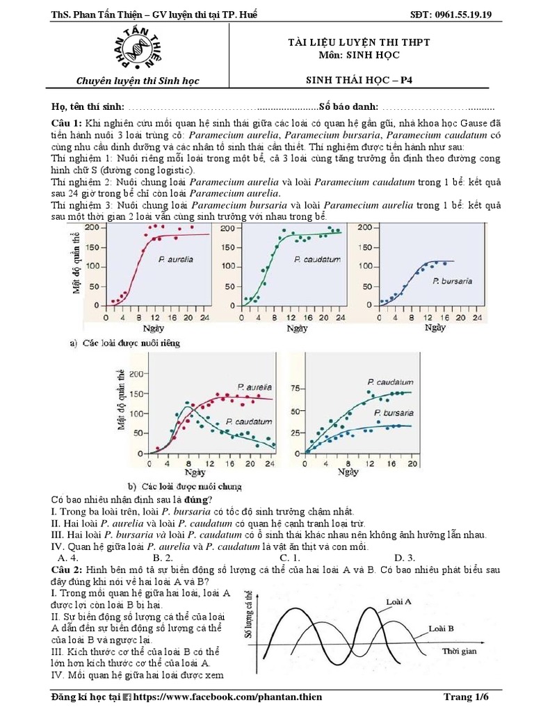 Sinh Thái Học - Phân Tích Kênh Hình P4 | PDF