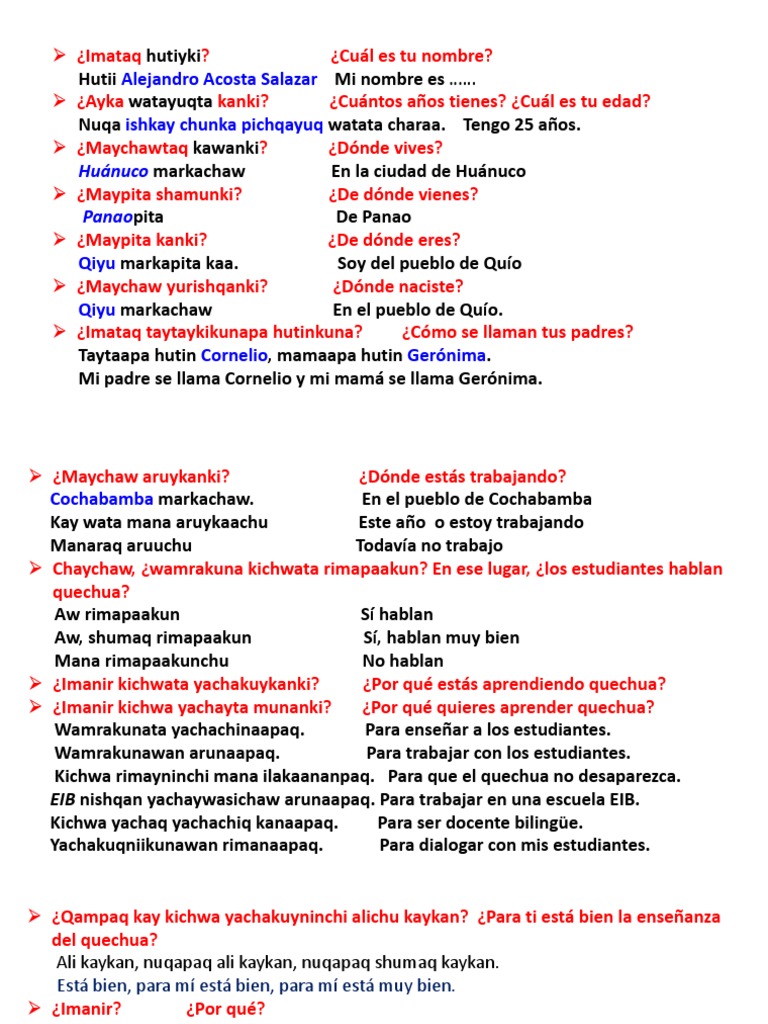 SIMULACRO DE EXAMEN | PDF | Lingüística | Pueblos Indígenas de las Américas