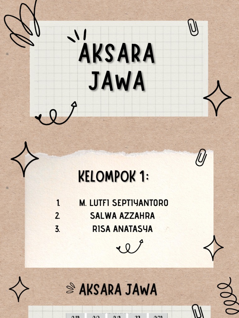Ppt Aksara Jawa | PDF