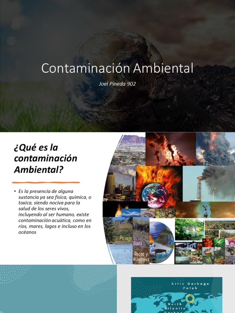 Presentación Contaminacion Ambiental Pdf La Contaminación Del Agua