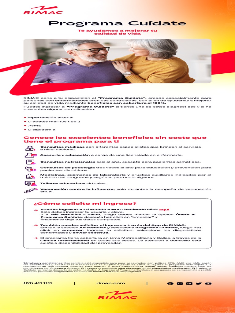 Flyer Programa Cuidate 30.03.2023 | PDF | Asma | Diabetes