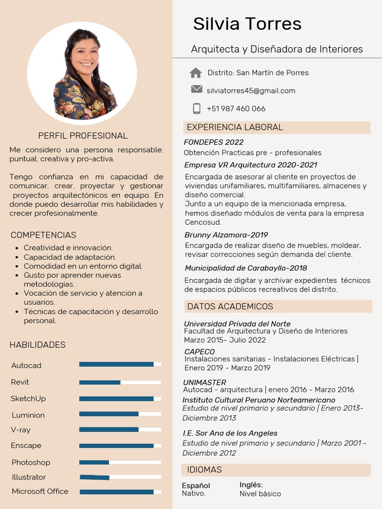 CV - Silvia A. Torres Falcon | PDF | Informática