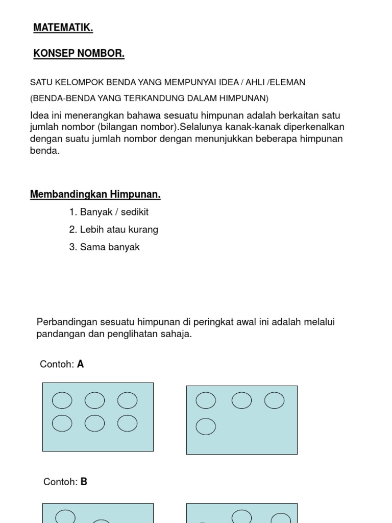 Maths Pra Nombor | PDF