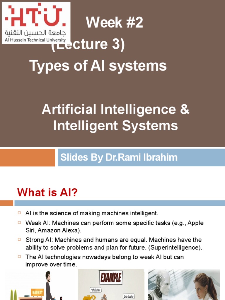 Types of AI Systems | PDF | Machine Learning | Artificial Intelligence